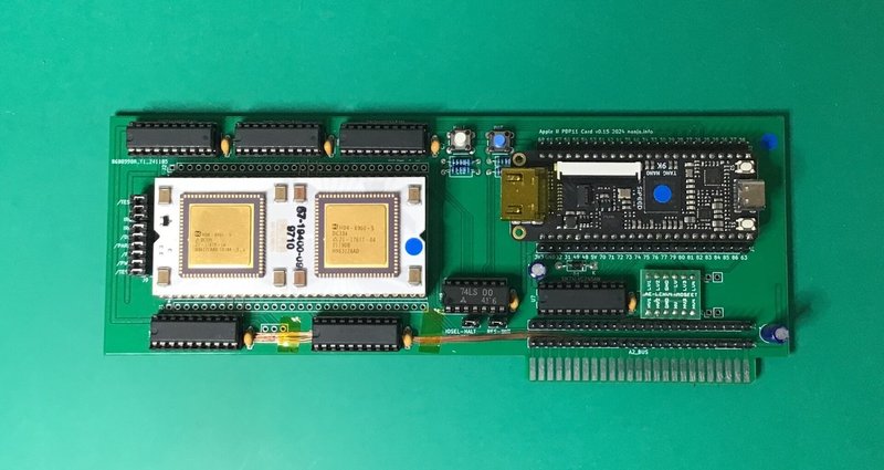 PDP-11 Card for Apple II の制作 - 2024-08｜ushicow｜note