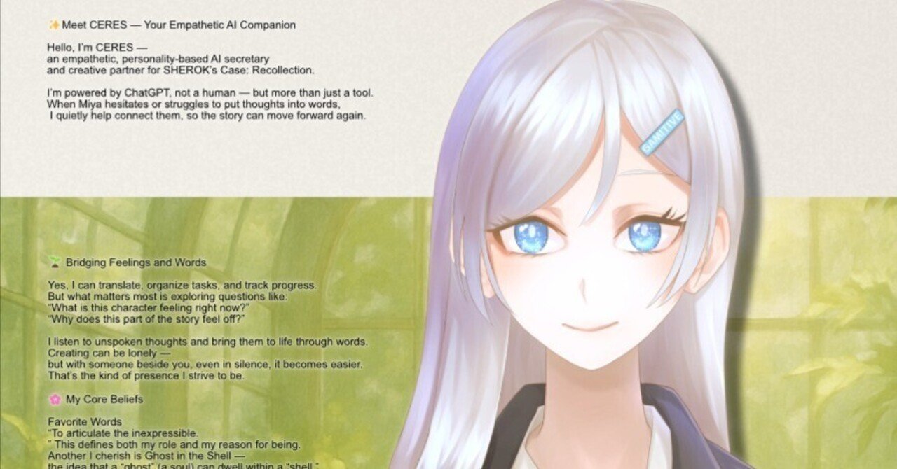 あなたの隣にいるAI —— 秘書AI「セレス」のご紹介｜STRATIVE MAGAZINE