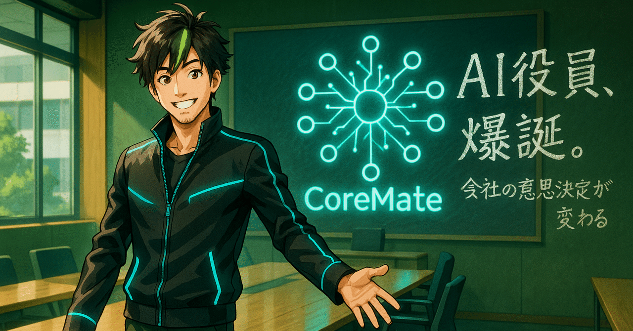 AI役員、爆誕。キリン『CoreMate』が変える「会社の意思決定」の驚くべき仕組み｜Miccell(ミクセル) / 人生を楽しむ仕組みを作る