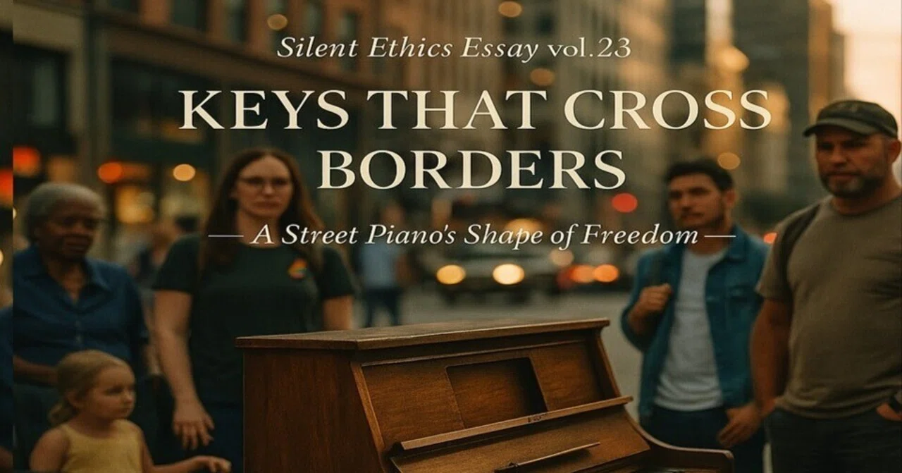 Silent Ethics Essay vol.23『鍵盤が越えた国境線─街角ピアノが奏でた自由のかたち』2025.08.14 ...
