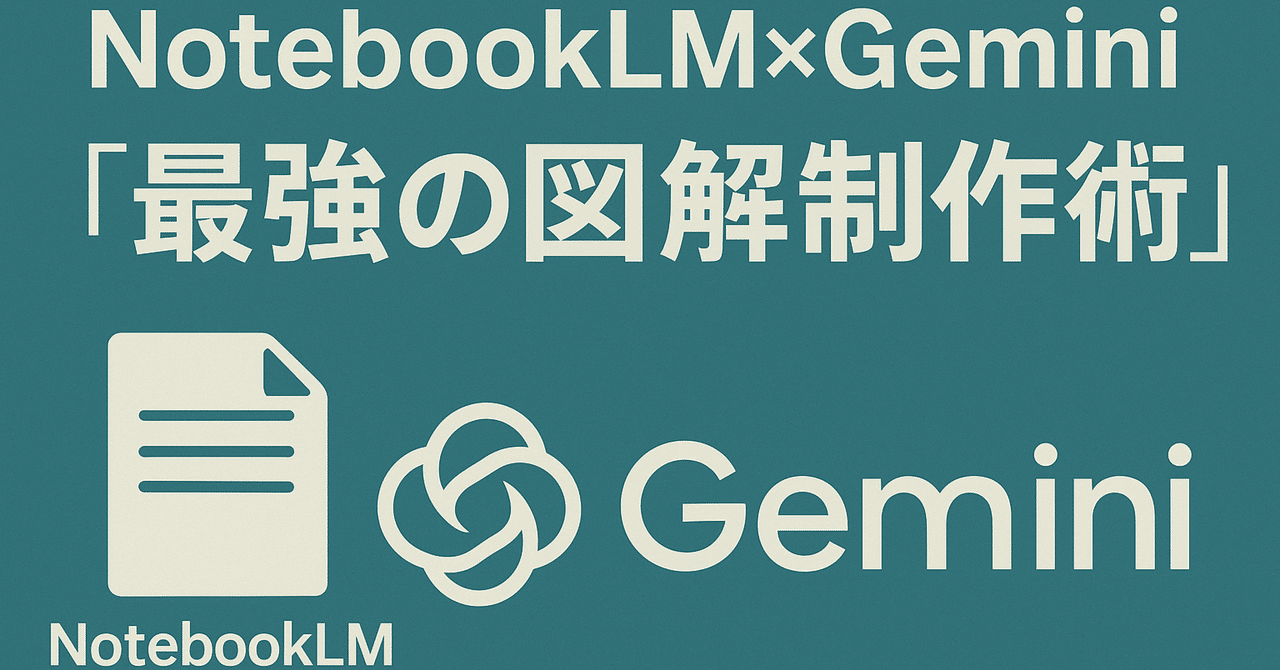NotebookLM×Geminiによる"最強の図解制作術"｜株式会社AIworker