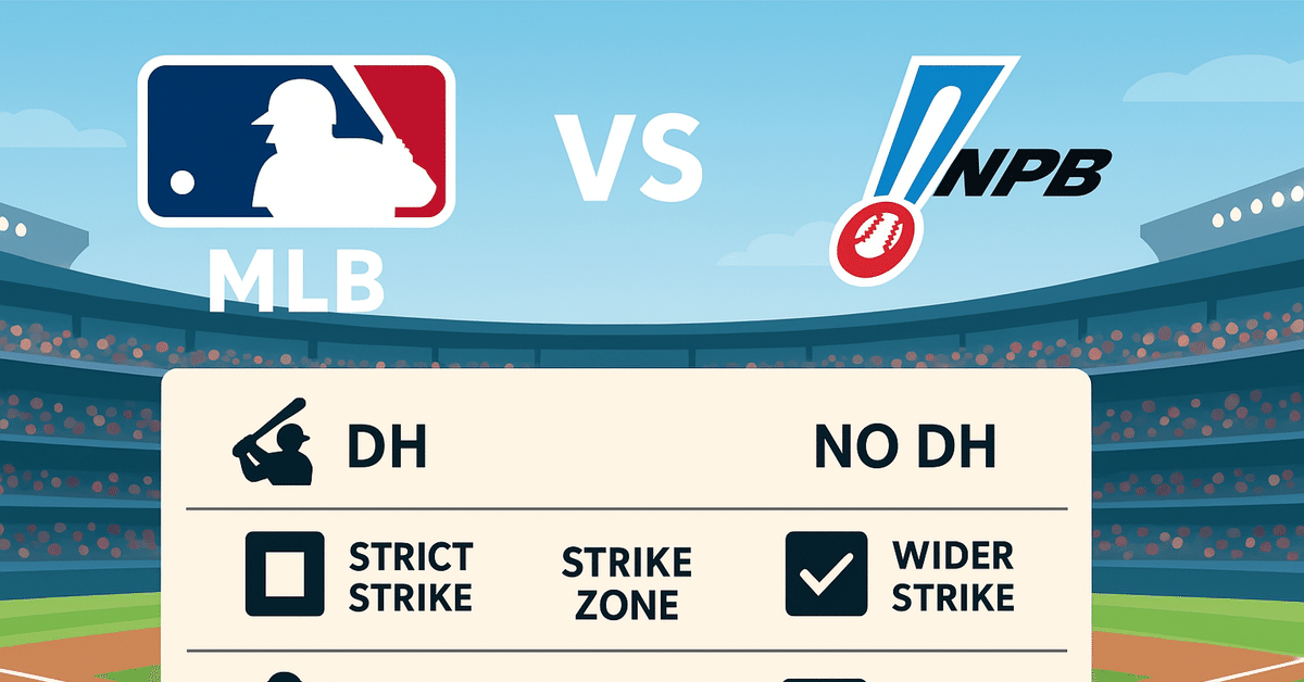 【MLB vs NPB】ここが違う！日米野球「10のポイント」を徹底比較｜Hit-bay.「MLB/NPB」用語や話題が多すぎて…そんな悩みを解決します