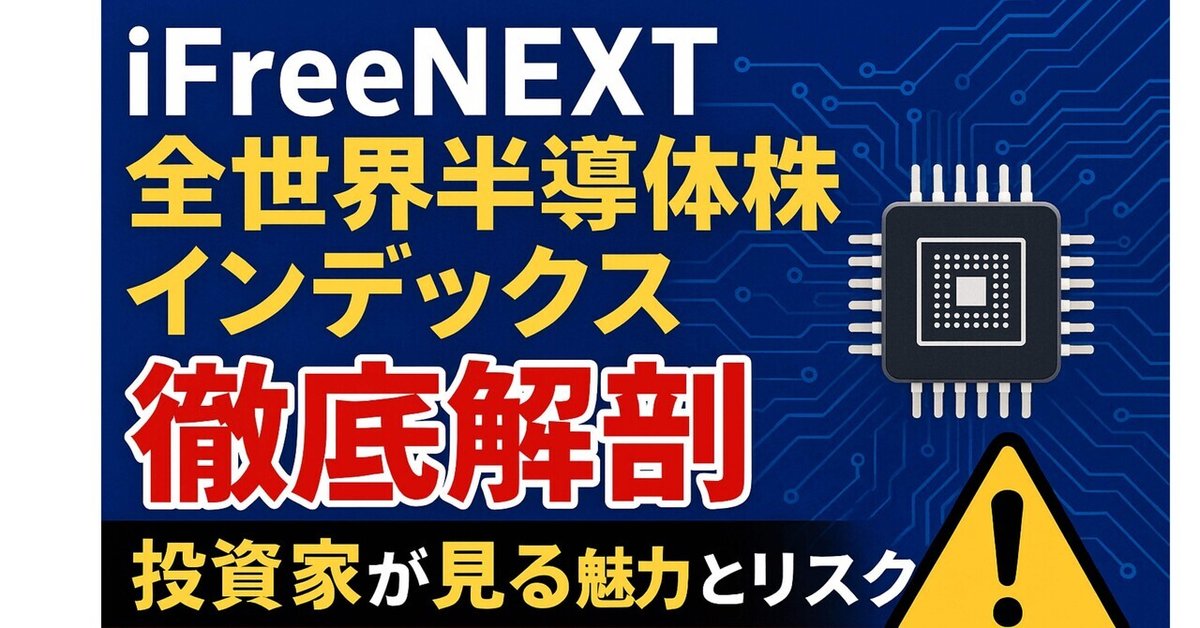 iFreeNEXT全世界半導体株インデックス徹底解剖 投資家が見る魅力とリスク⚡｜ヒロム現役自転車整備士