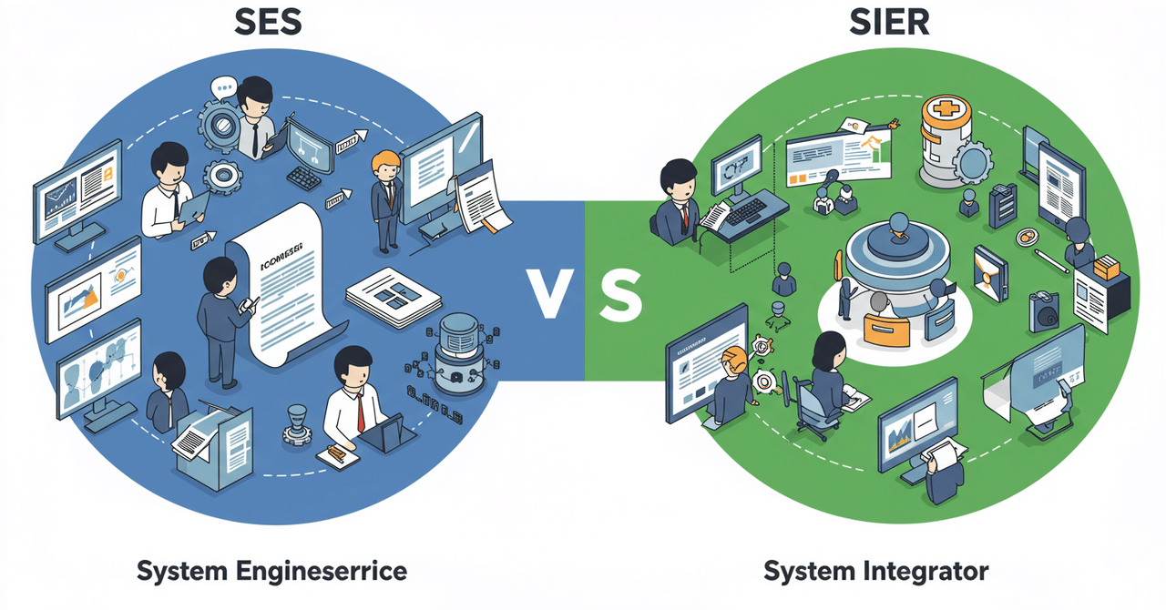 SESとSIerの違いとは？定義から役割まで徹底解説｜株式会社M&A共創パートナーズ