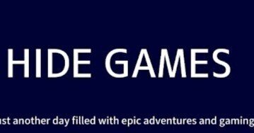 HIDE_GAMES｜note
