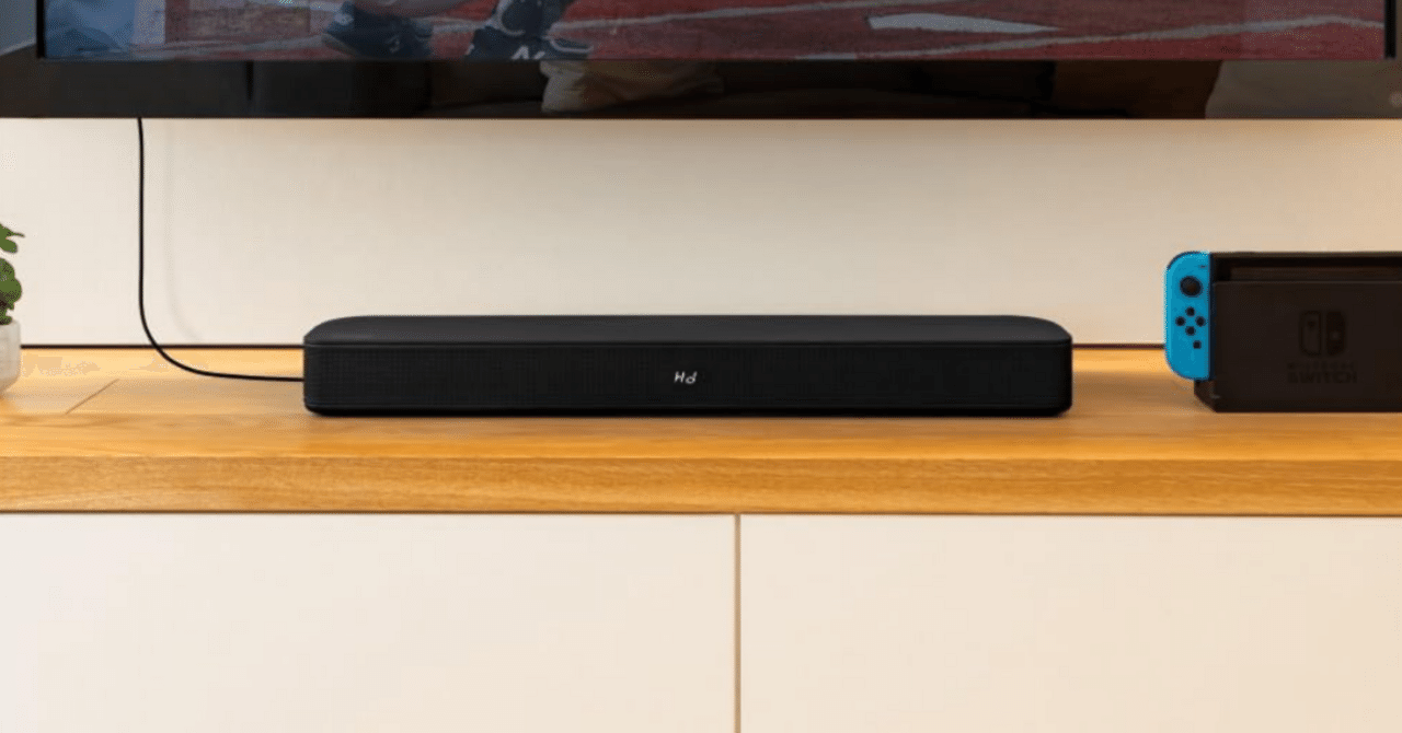 FUNLOGY Soundbar — コンパクトでも迫力サウンド、テレビもスマホもこれ1本でOK｜ぱにっく