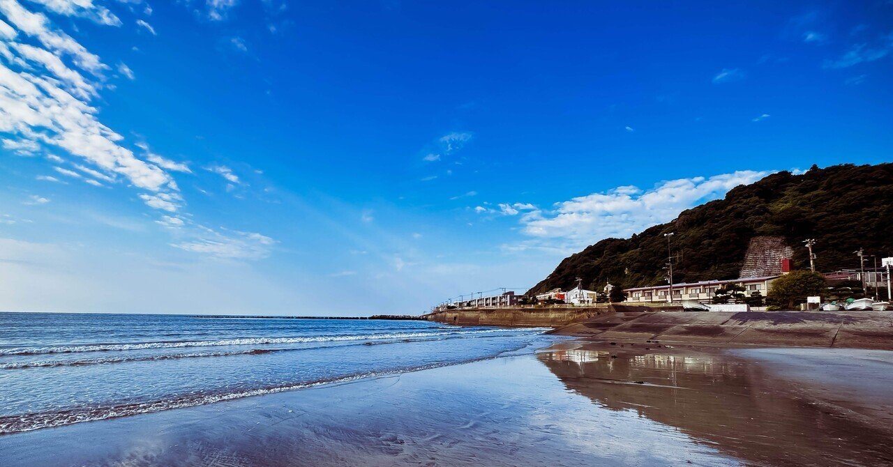 《風景のことば》Vol.77｜海辺に映る青｜yossy_0712e