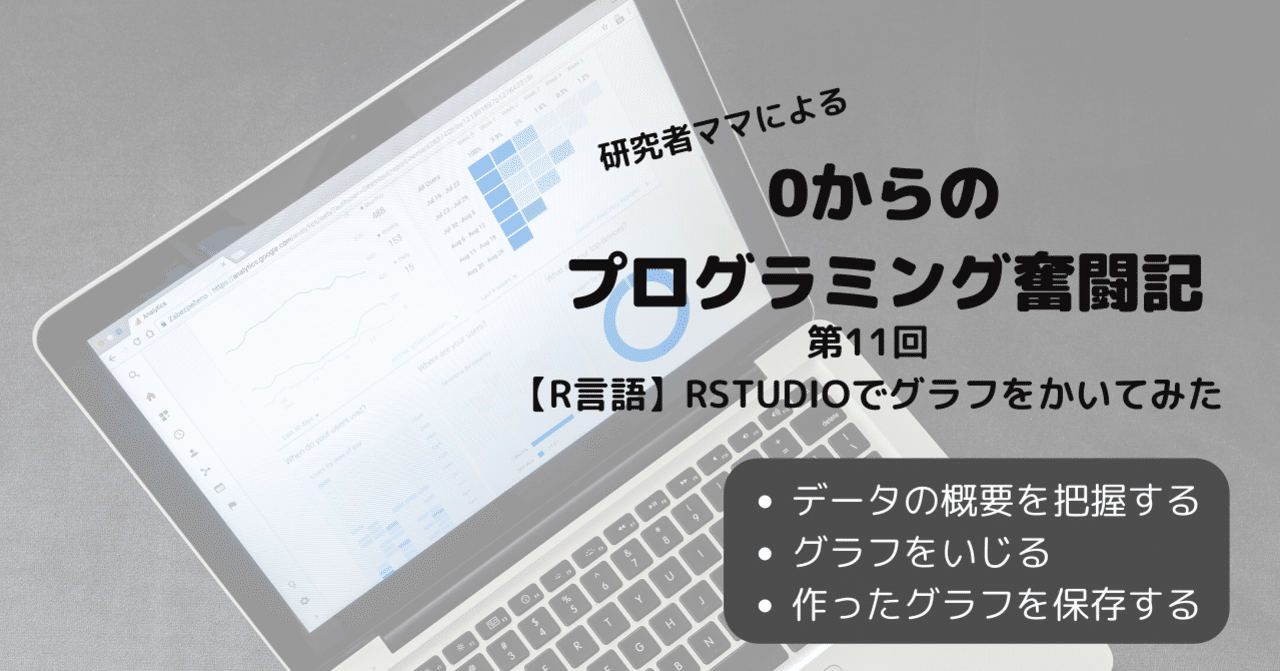 【R言語】Rでざっくりグラフをかいてみたよ｜eiko_programming