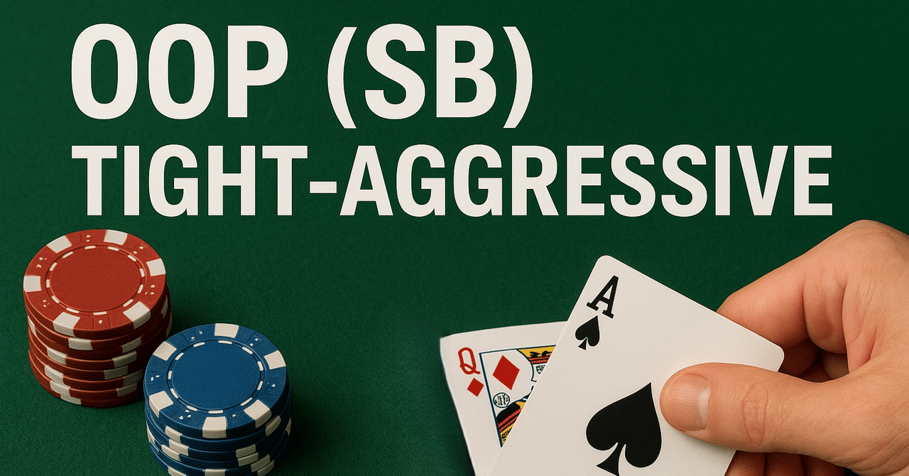 OOP(SB) 3BET POTの戦い方（2/2）｜転職決めた証券マン