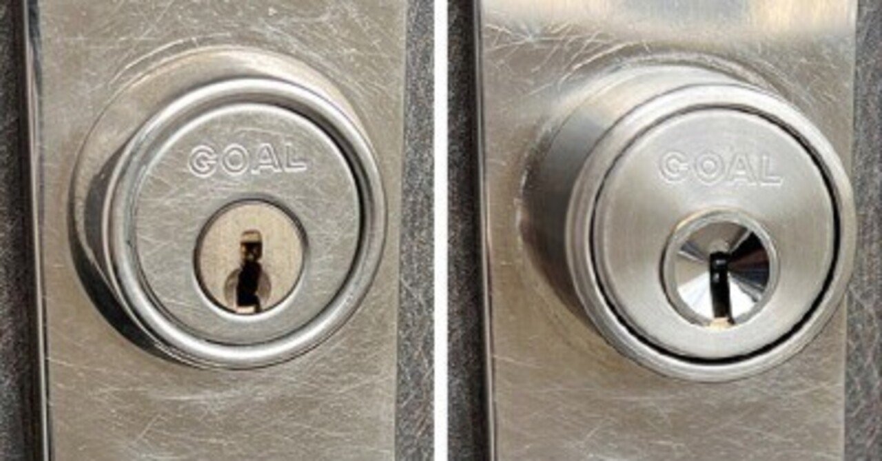 GOALのピンシリンダーを「V18/V-LX 5 #11 シル」へ｜鍵屋 キー助®🔑口コミ・評判を掲載中｜鍵交換・取付・開錠・電子錠・ドアノブ交換・ドアクローザー交換他