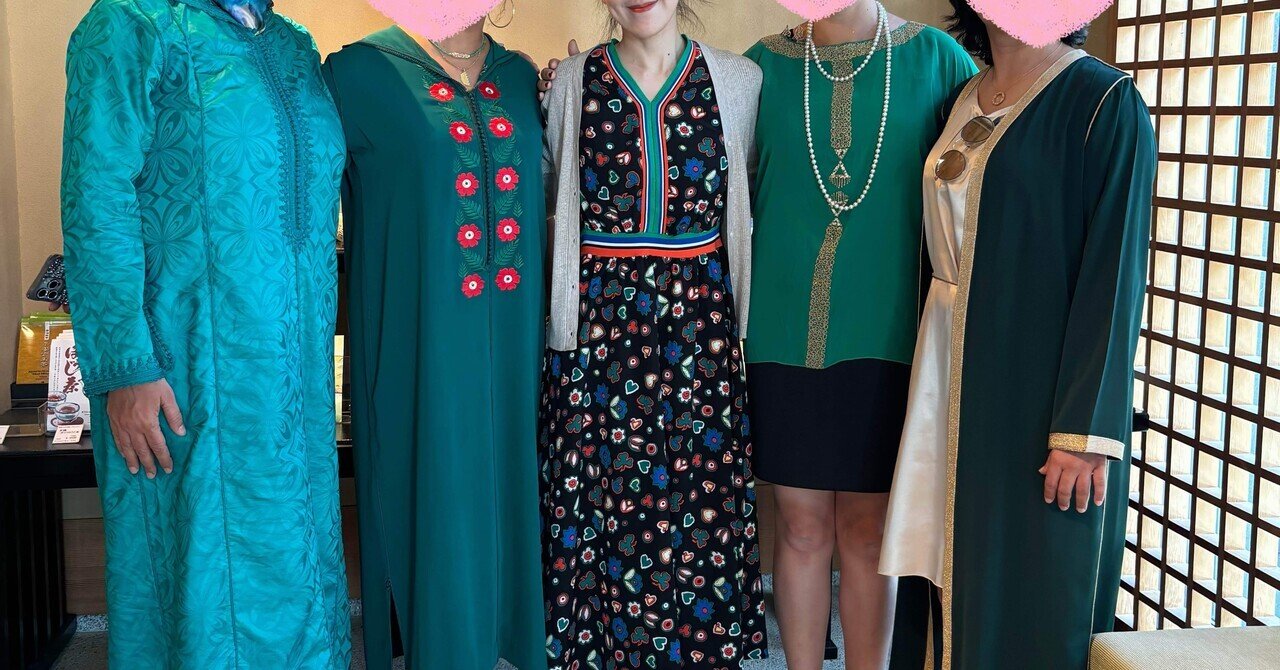 モロッコの服とお抹茶体験🍵｜Ayako_ Shanghai