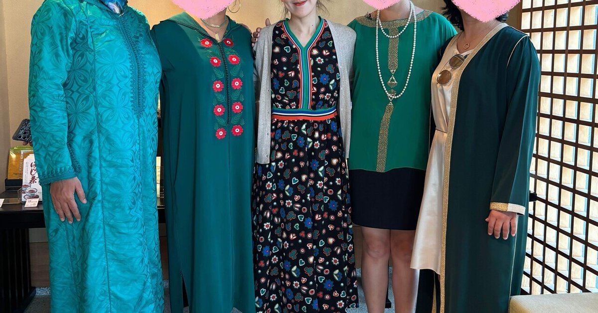 モロッコの服とお抹茶体験🍵｜Ayako_ Shanghai