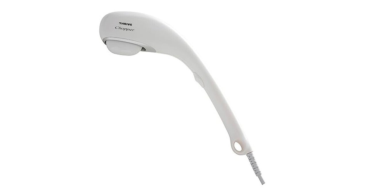 スライヴ Chopper チョッパー 心地よい振動で手軽にマッサージ ハンディマッサージャー MD-8302 ホワイトを徹底検証してみた｜ベストバイ図鑑