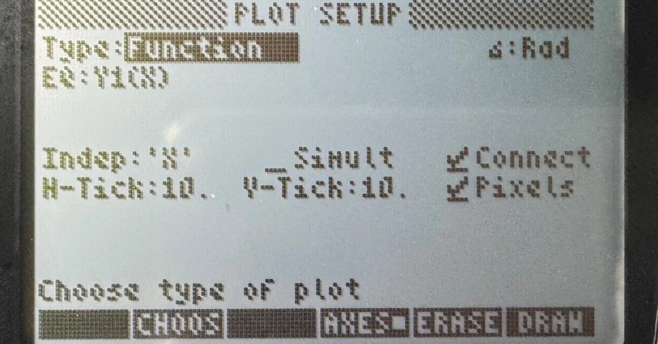 HP50gグラフ機能のお作法の覚書｜まんぼう