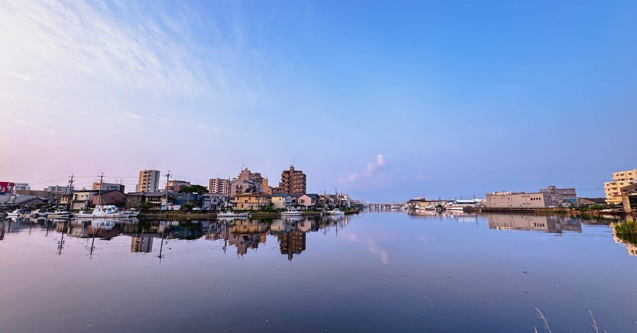 《風景のことば》Vol.85｜水面に映る朝｜yossy_0712e