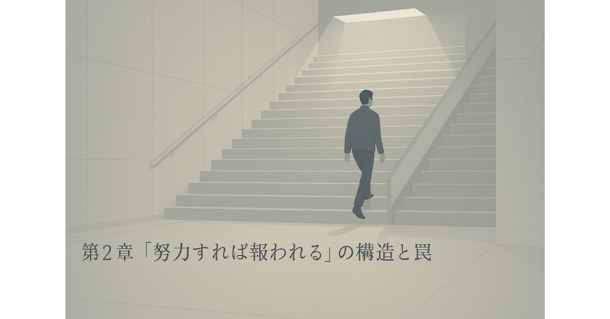 🌀 第2章｜「努力すれば報われる」の構造と罠｜shintaro_saeki