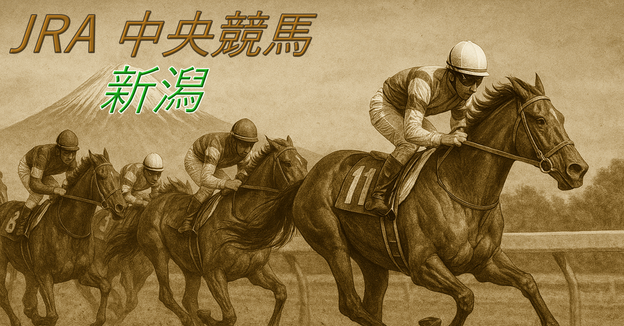 2025/08/24(日)🏇新潟競馬🏇15：45発走～/11R「新潟2歳S」・12R予想｜アーリー