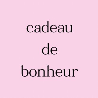 cadeau de bonheur｜note