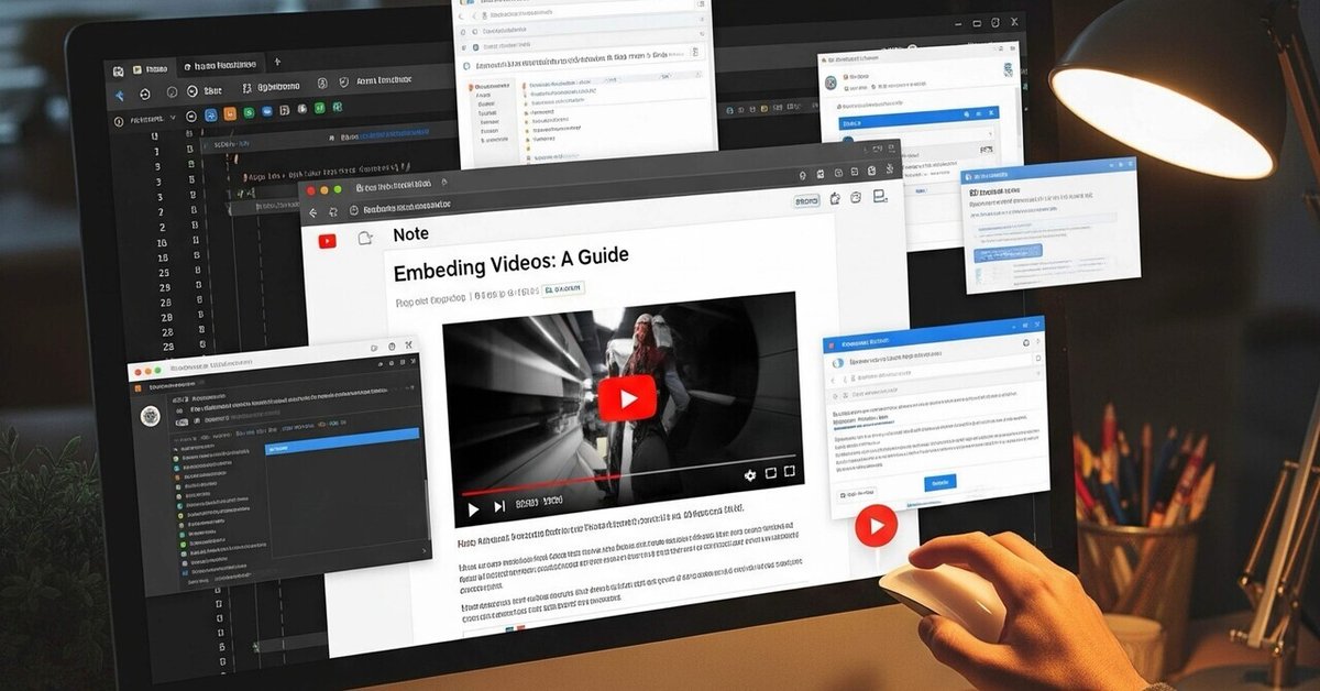 「YouTube限定公開でnoteに動画を気軽に埋め込む方法＆私の失敗談」｜umy_syu
