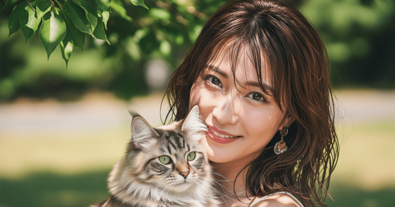 猫と美女｜zerozero_x