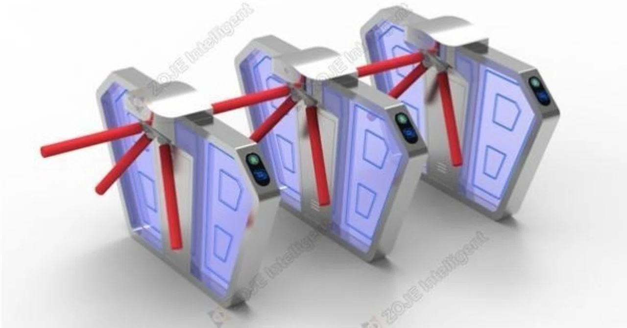 ZOJE Tripod Turnstile Gates Slim Style Model No. ZOJE-S107｜zojetech｜note