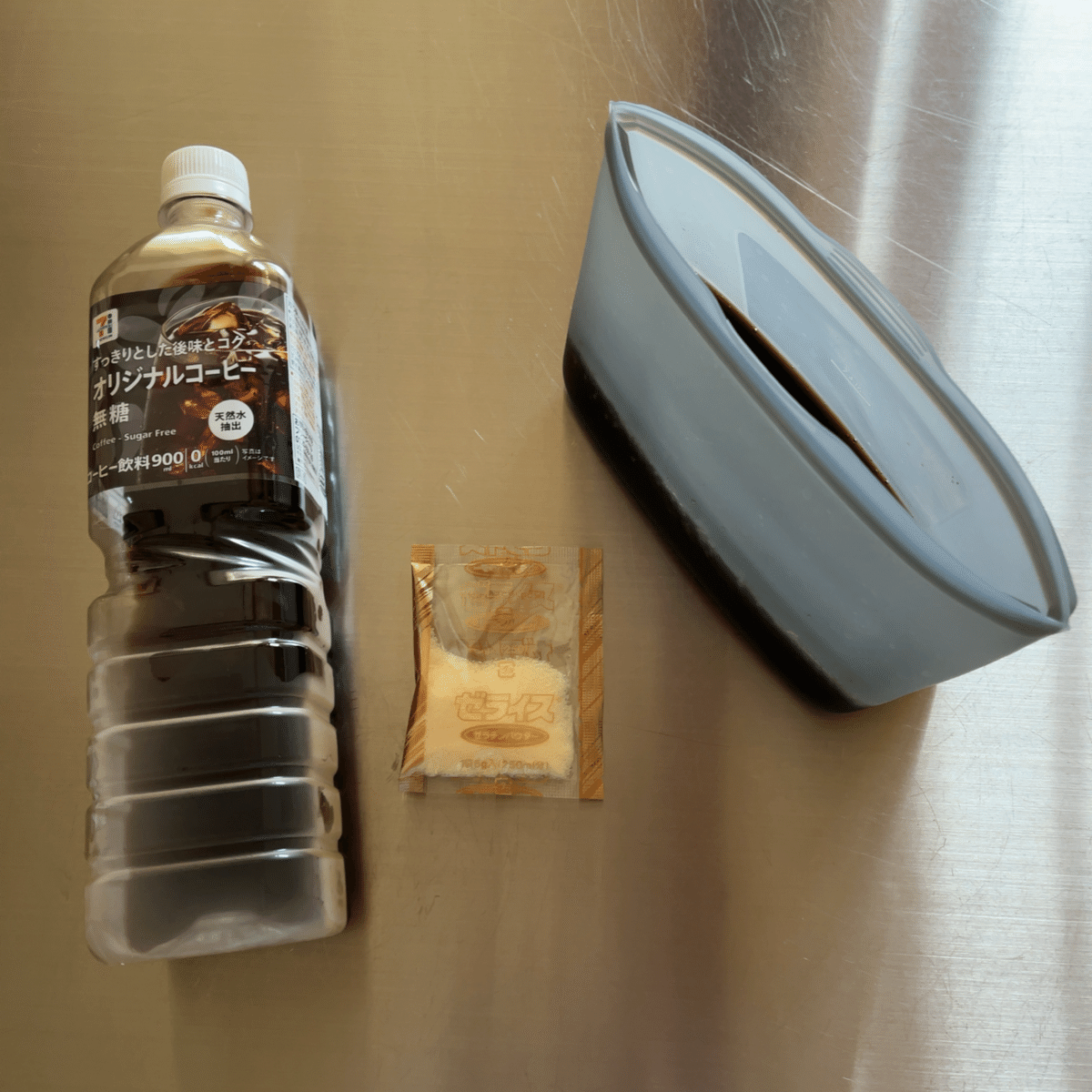 ::レシピ:: おやつ 緑豆と甘栗のコーヒーゼリー｜kobokobo