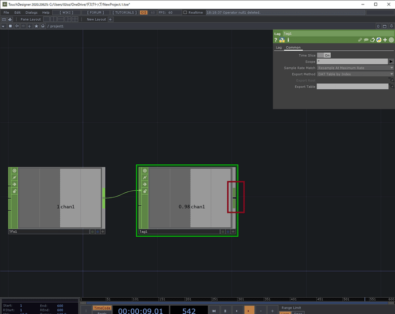 TouchDesignerの基本操作 / オペレータの操作｜Toyoshi Morioka