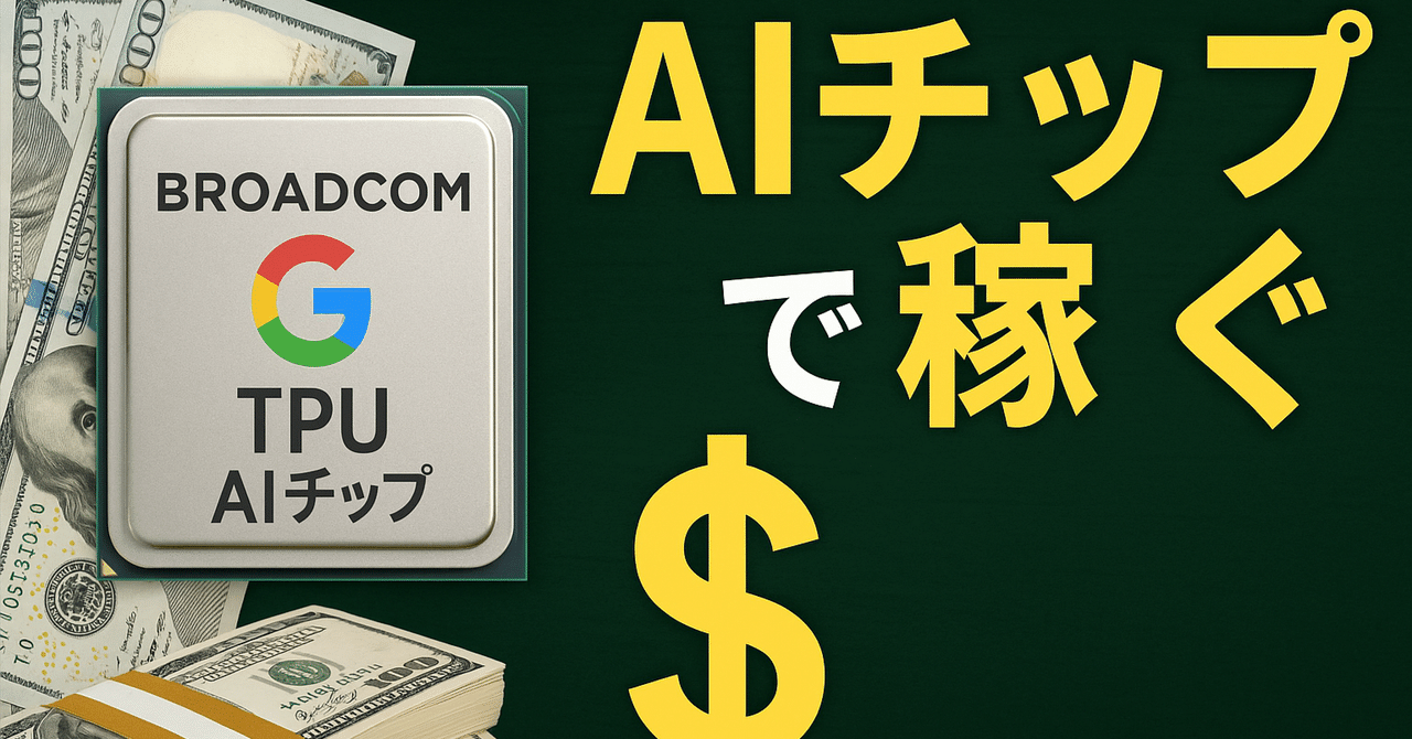 Broadcom Google TPU AIチップで稼ぐ｜Kawamura Akihiro