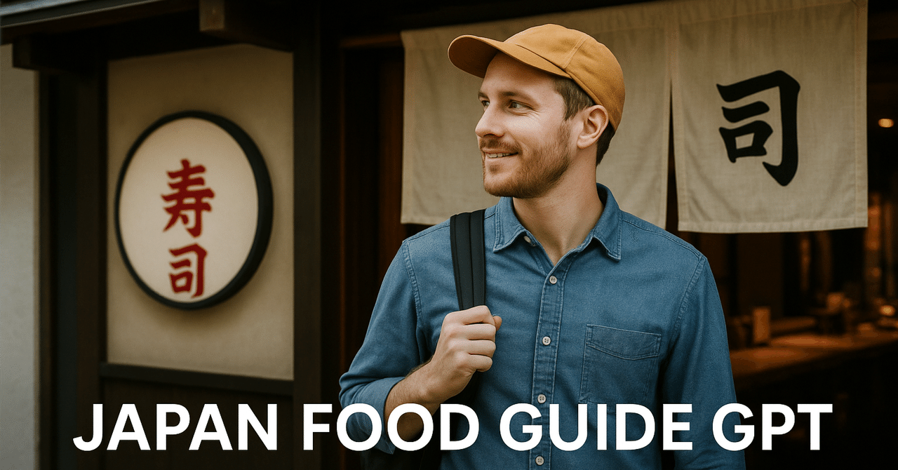 🍣 Japan Food Guide GPT | Ordering & Etiquette｜Chat GPT / yokota.work