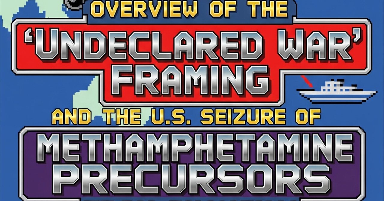 Overview of the "Undeclared War" Framing and the U.S. Seizure of ...