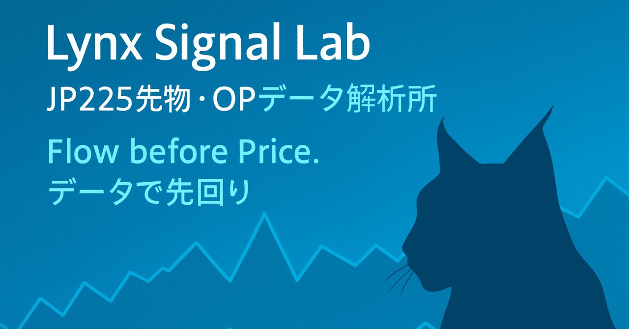 日次レポート 2025/09/03｜JP225先物・OP フロー&価格帯分析｜Lynx Signal Lab