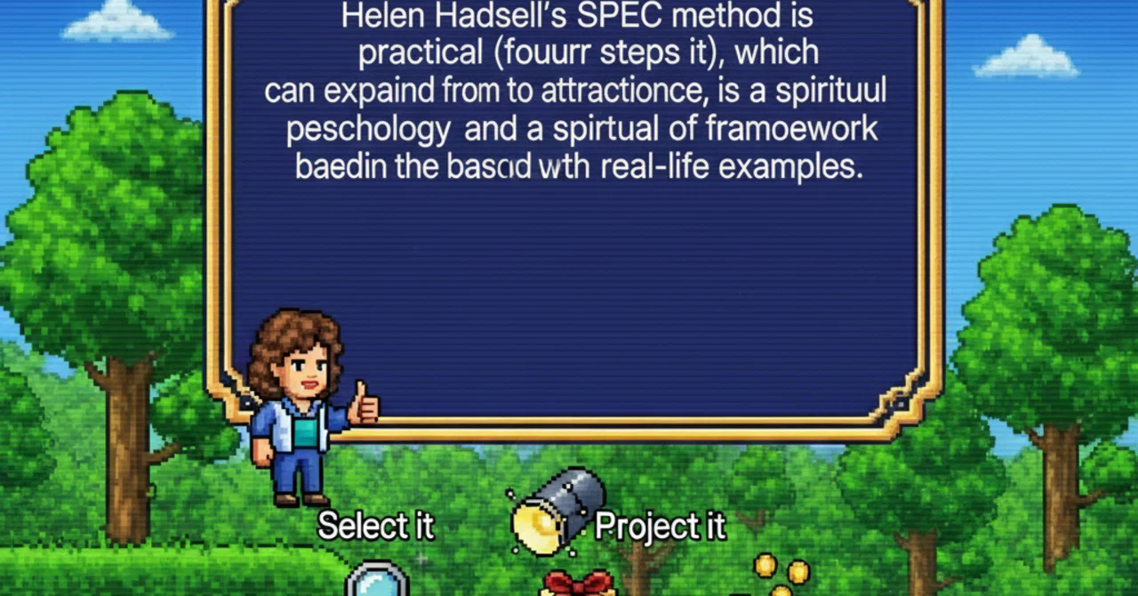 心理学や神経科学の観点から説明可能なヘレン・ハドセルのSPECメソッド（Select it, Project it, Expect it ...