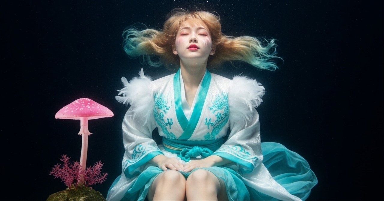 【Whisk/ImageFX】辰子姫と総長【生成工房】｜禁断のニョロうさぎ