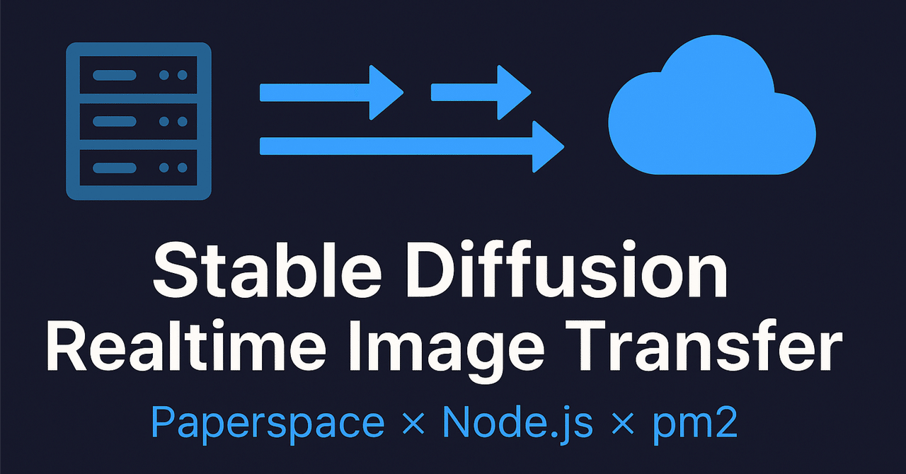 Paperspace で動く Stable Diffusion を拡張して、生成画像をリアルタイム転送する方法｜Mitchy