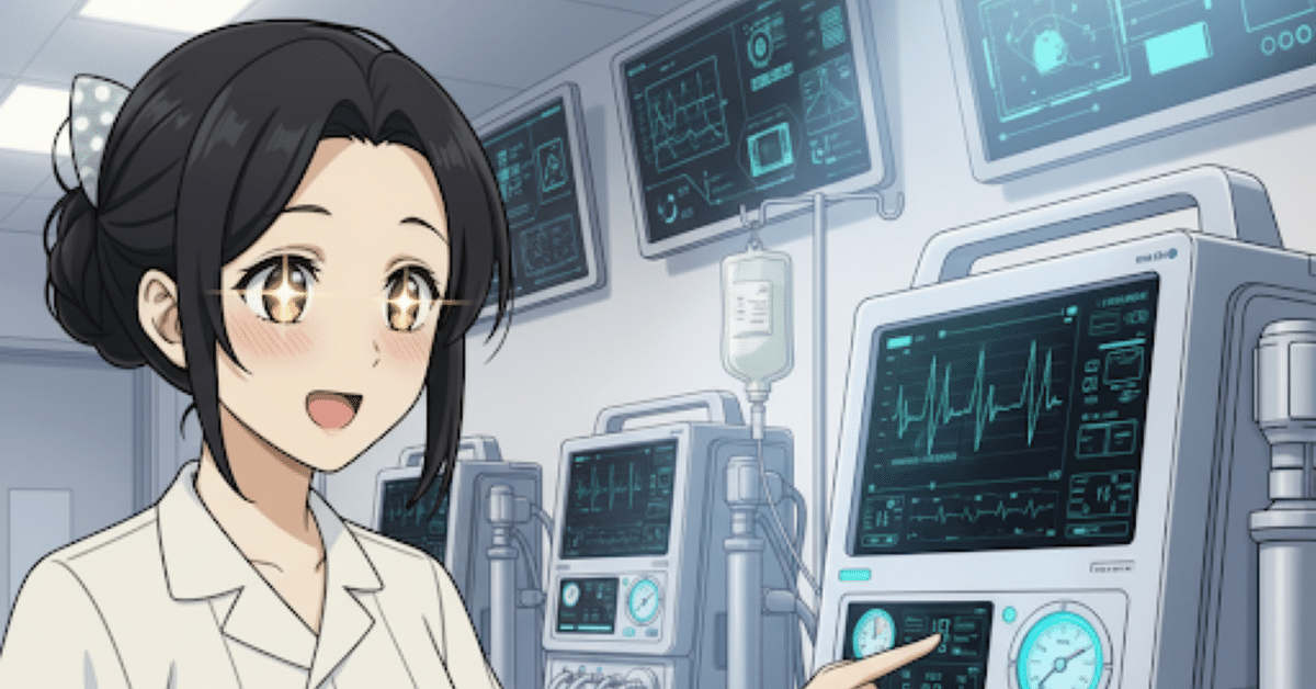 人工呼吸器のASVモードがすごい！｜komatu012