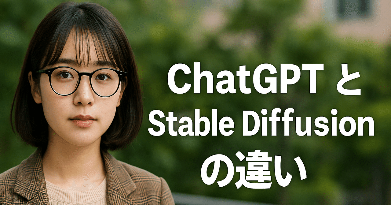 ChatGPT（DALL·E）とStable Diffusionを比べてわかる特徴と違い｜ヒバリ@画像生成AI副業チャレンジャー