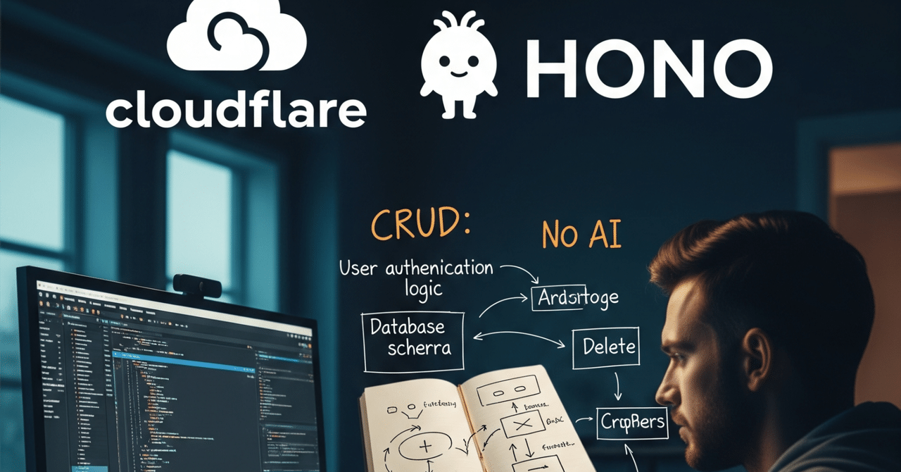 AIなしでCRUD実装に挑戦 〜Cloudflare + Honoで基礎力確認〜｜AI使ってみたいマン