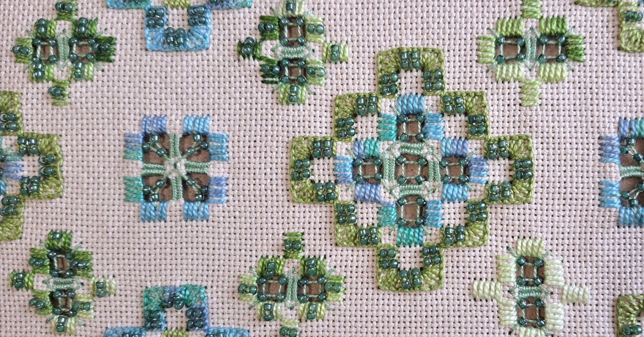 「ハーダンガー刺繍」×「ビーズ刺繍」=『新しい手芸技法・ハーダンガービーズ刺繍』｜手芸家@山内 美実