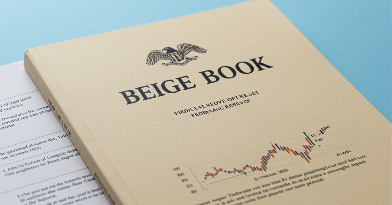 「FRBのベージュブック」とは？｜｜TANAKA Ichiro（PN3）