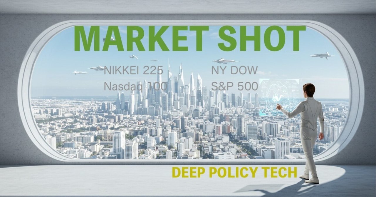 日本市場クローズ後マーケットショット：市況はどうだった？、スタイル別どうするの？｜Deep Policy Tech