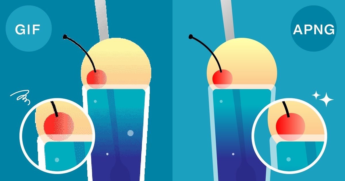 GIFでもJSONでもダメ…それならAPNGとwebPで綺麗なアニメーションを実装しよう！｜NOE