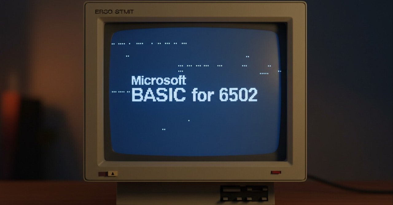「Microsoft BASIC for 6502 Version 1.1」とは？｜TANAKA Ichiro（PN3）