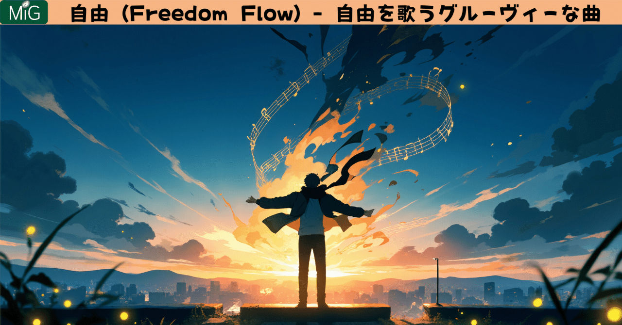 自由 (Freedom Flow)【オリジナルAI楽曲】 - 自分だけの「自由」を歌うグルーヴィーな一曲｜mig