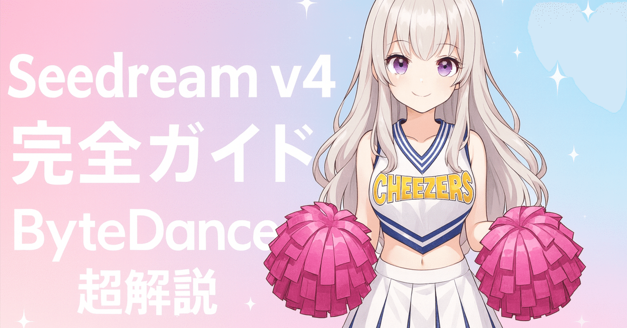 ByteDanceの画像生成AI Seedream v4完全ガイド：AI着せ替えの王者が登場！使い方から動画化まで徹底解説｜ChatGPTパンダの知恵袋 AI副業