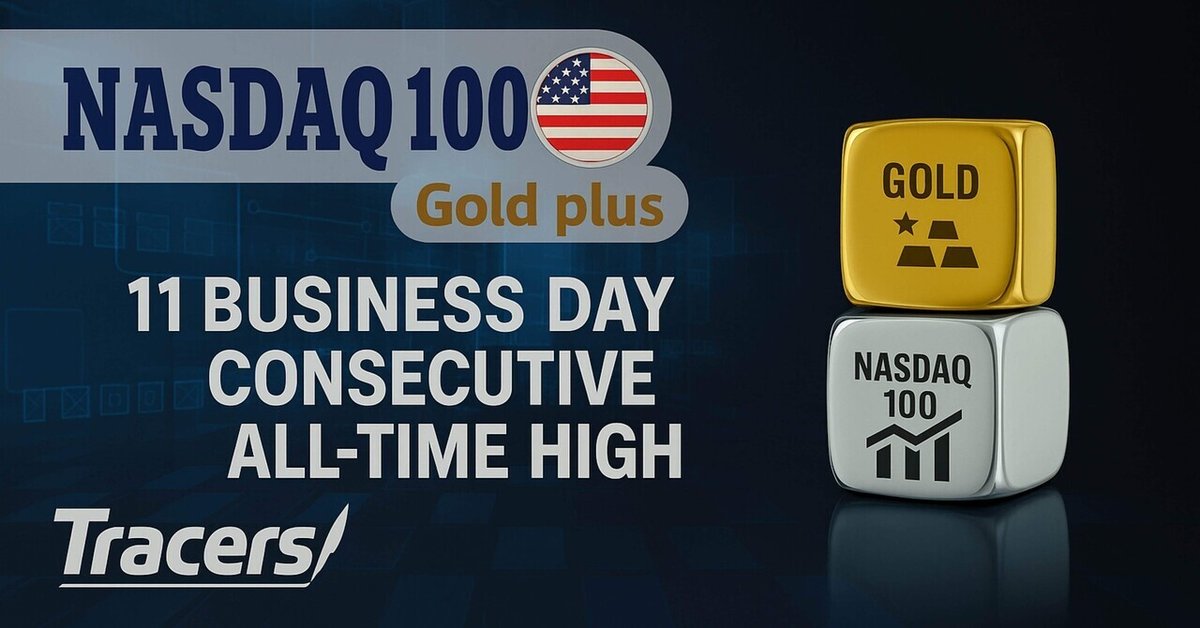 11営業日連続で最高値更新中「Tracers NASDAQ100ゴールドプラス」100万円一括投資＋積立 227日目｜減税メガネ