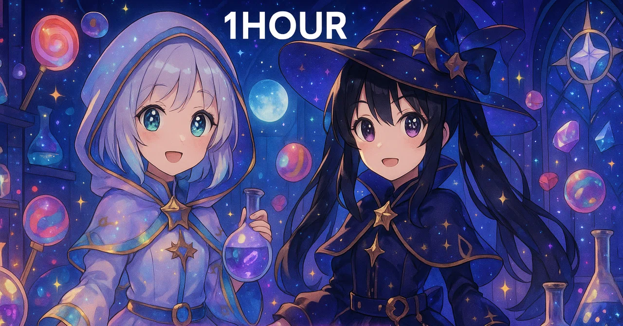 Starlight Candy Alchemy【1hour】｜Kawaii × Chemical Breaks【作業用BGM ...