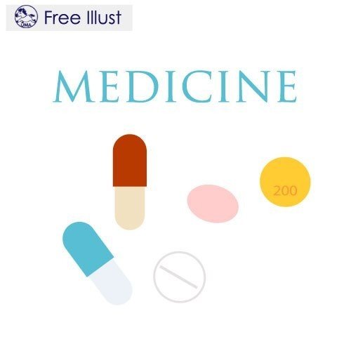 薬 medicineのイラスト（アイコン）を作ってみました。 データはこちらから>https://00m.in/izUN6｜Lin Lemon