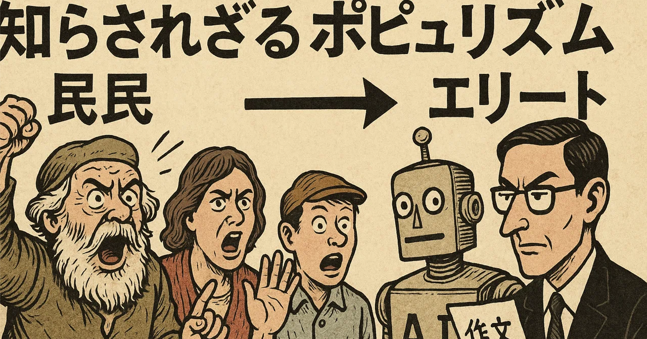 官僚支配の日本では決して国民に教えない、ポピュリズムのホントの意味｜Alain Bancoran