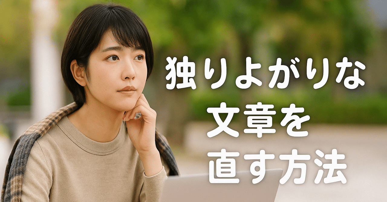 note初心者がやりがちな“独りよがり”文章を直す方法｜ヒツジ@AI×note副業・メディア資産構築家🌈