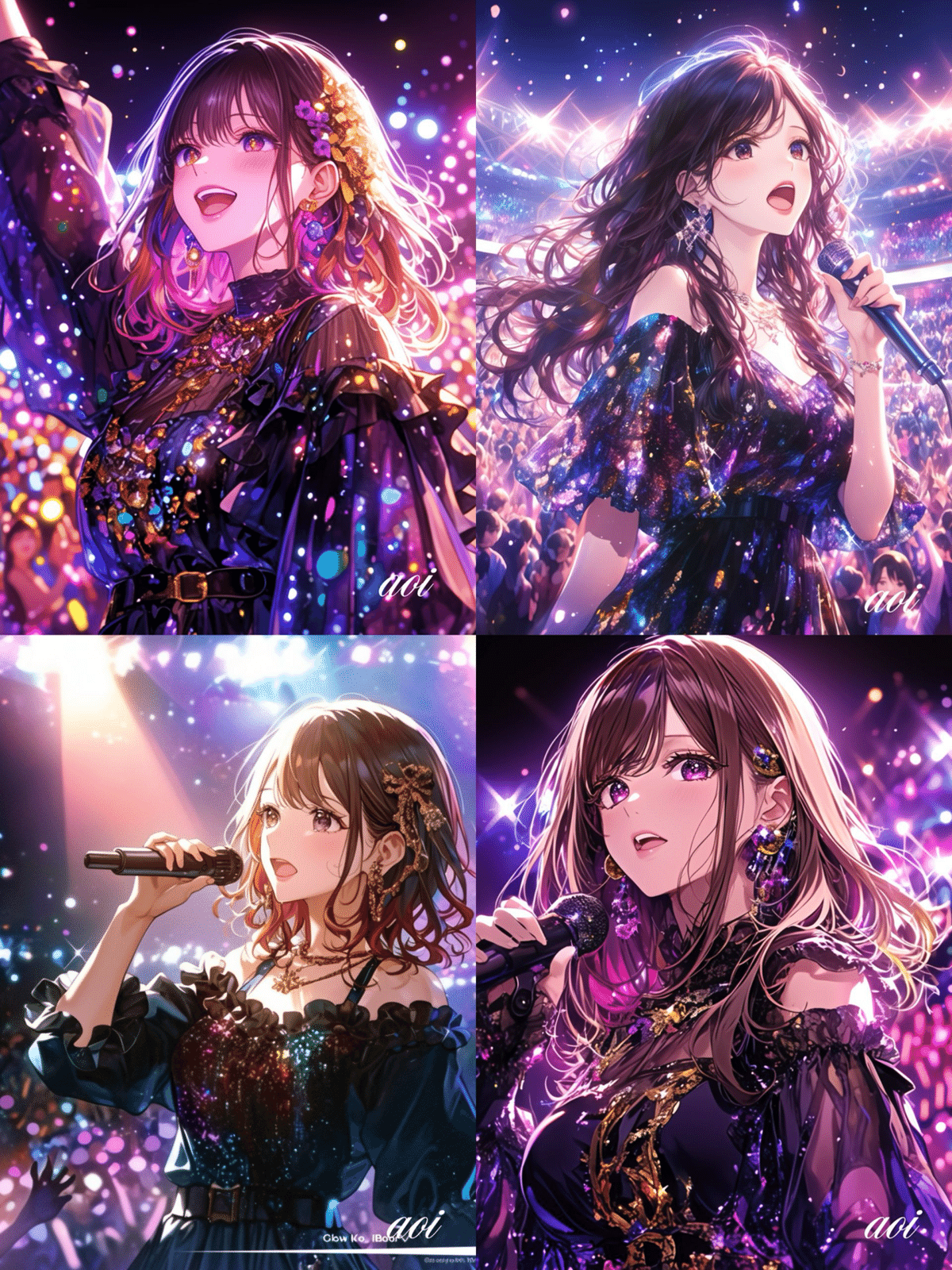 niji・journeyで描いた【女性アイドル】｜aoi_atelier